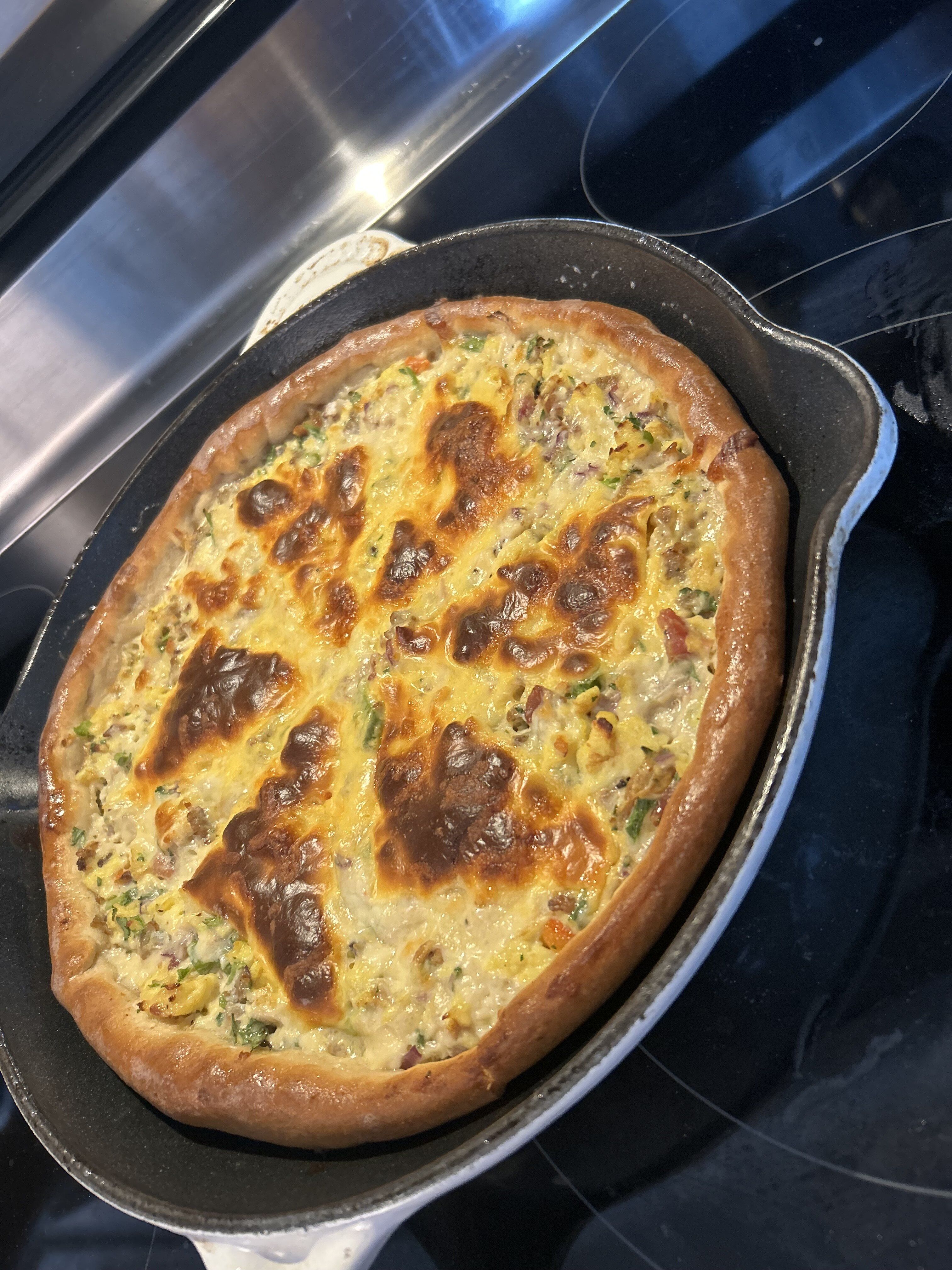 Mmm delicious breakfast pizza | TinkerDifferent