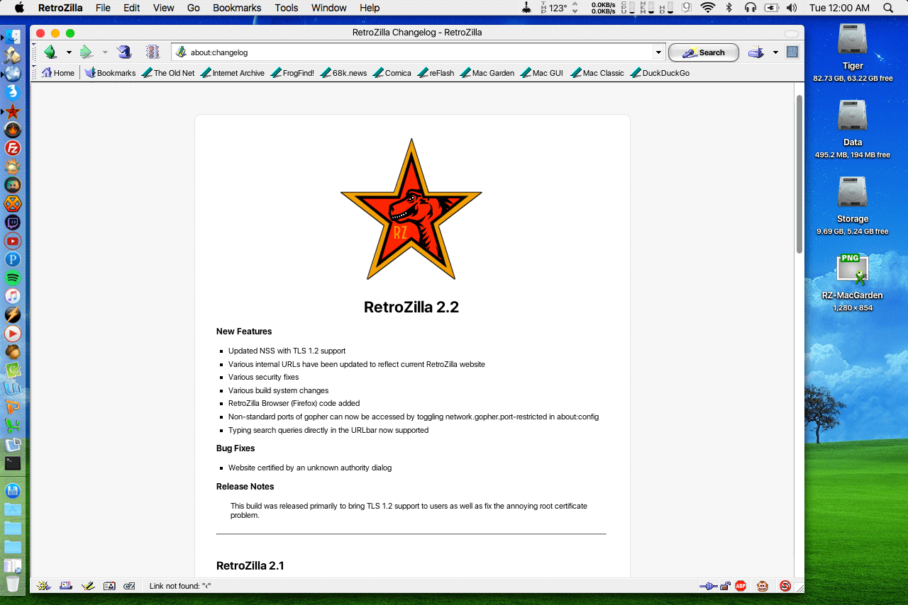 RetroZilla web browser | TinkerDifferent